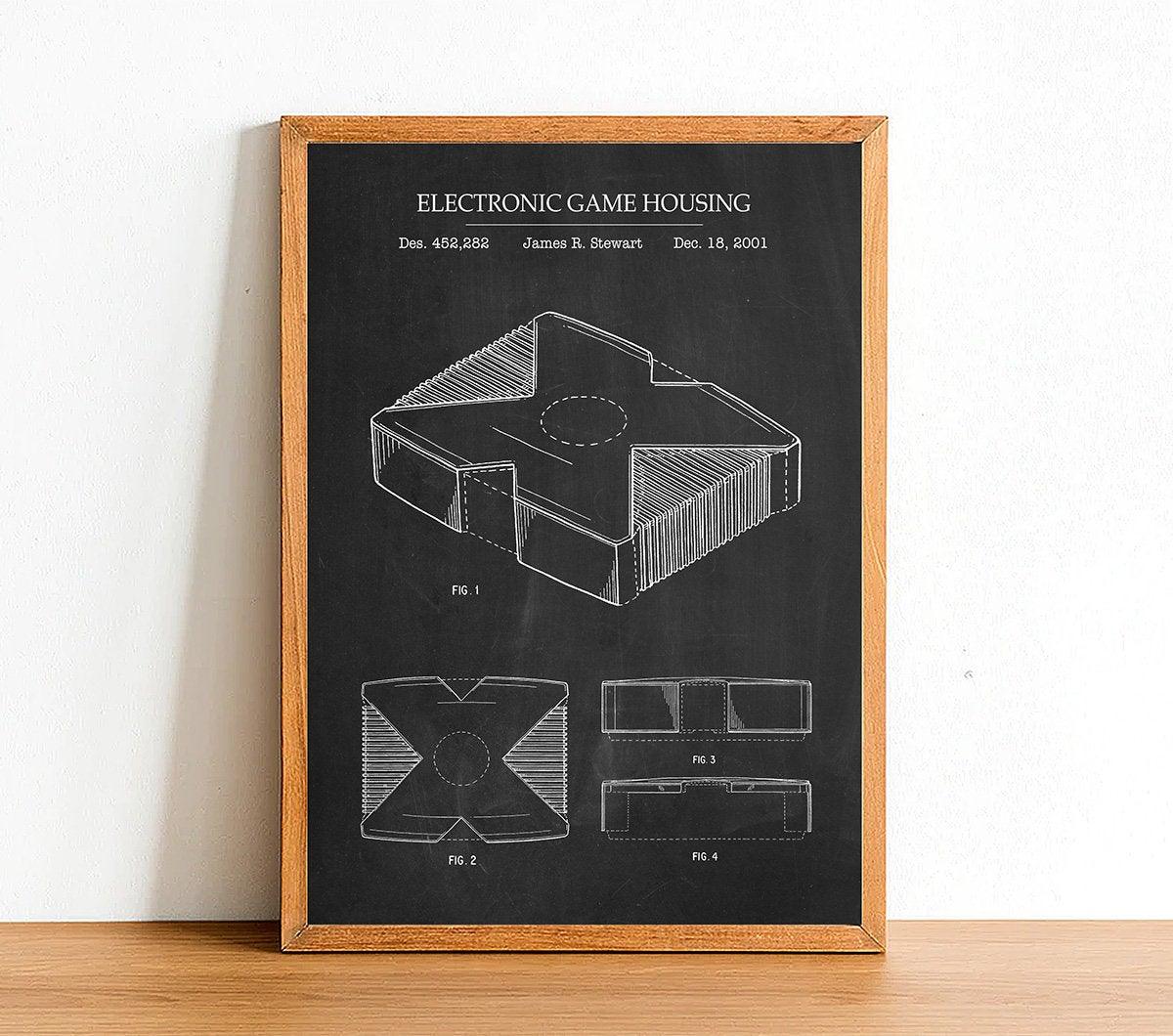 XBOX CLASSIC - Patent Poster – Classic Posters
