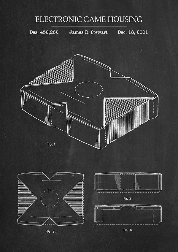 XBOX CLASSIC - Patent Poster – Classic Posters
