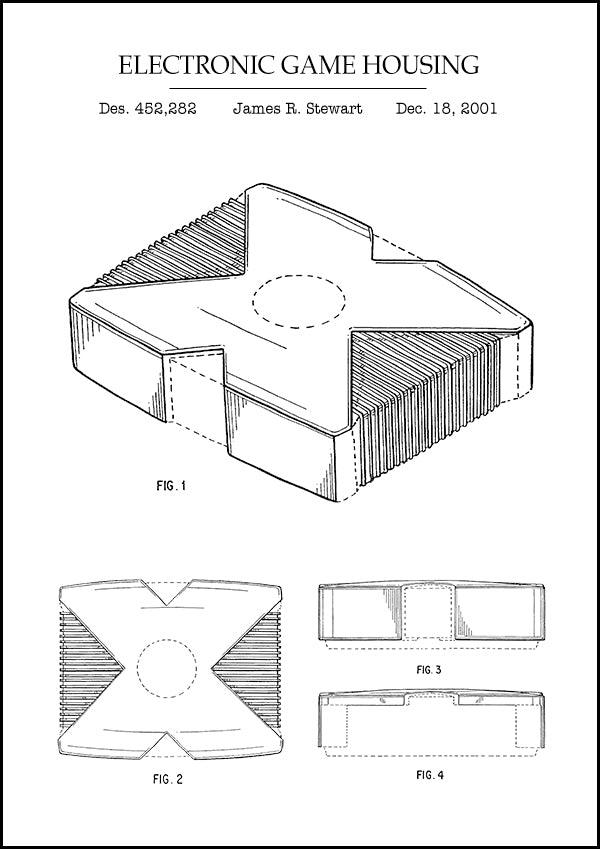 XBOX CLASSIC - Patent Poster – Classic Posters